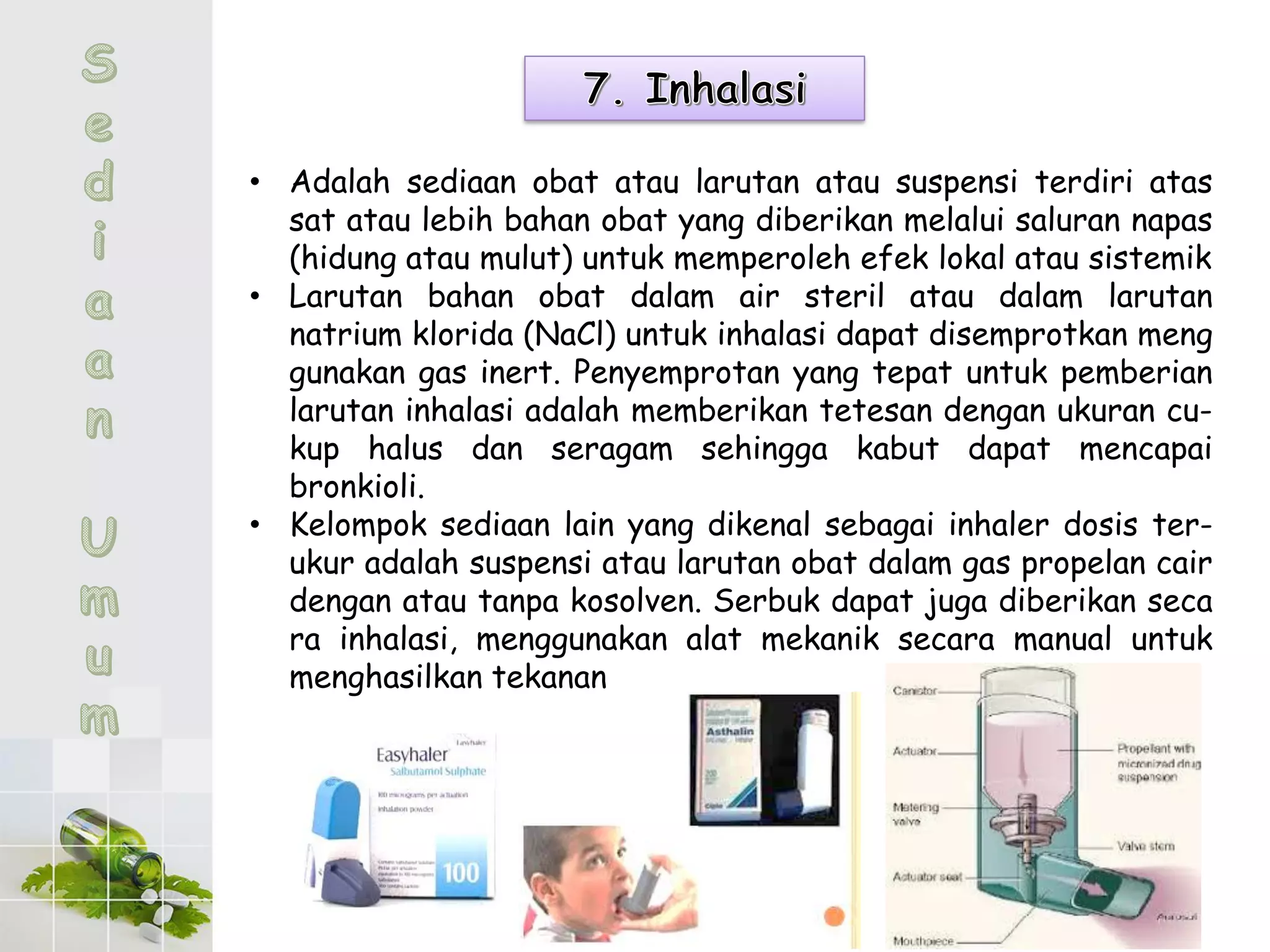 Farmakope dan nama obat monografi - sediaan umum | PDF
