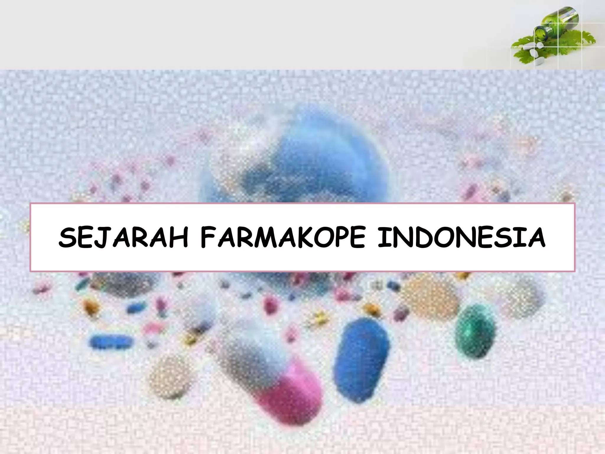 Farmakope dan nama obat monografi - sediaan umum | PDF