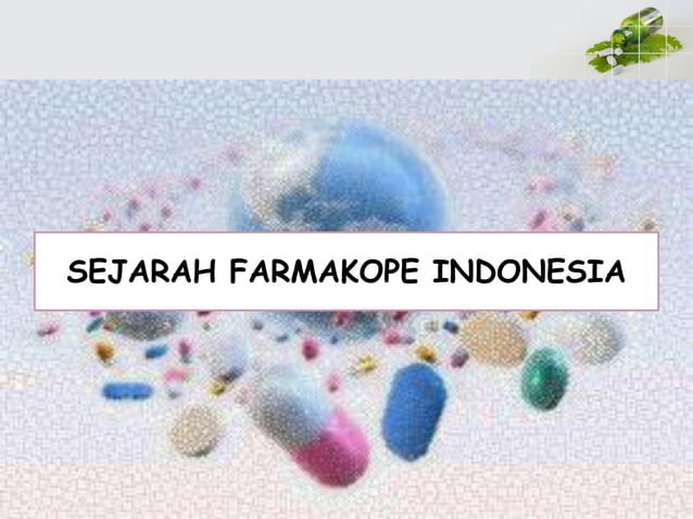 Farmakope dan nama obat monografi - sediaan umum | PDF