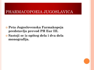 Farmakopeja | PDF