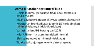 materi tentang FARMAKOTERAPI ASMA P2.ppt