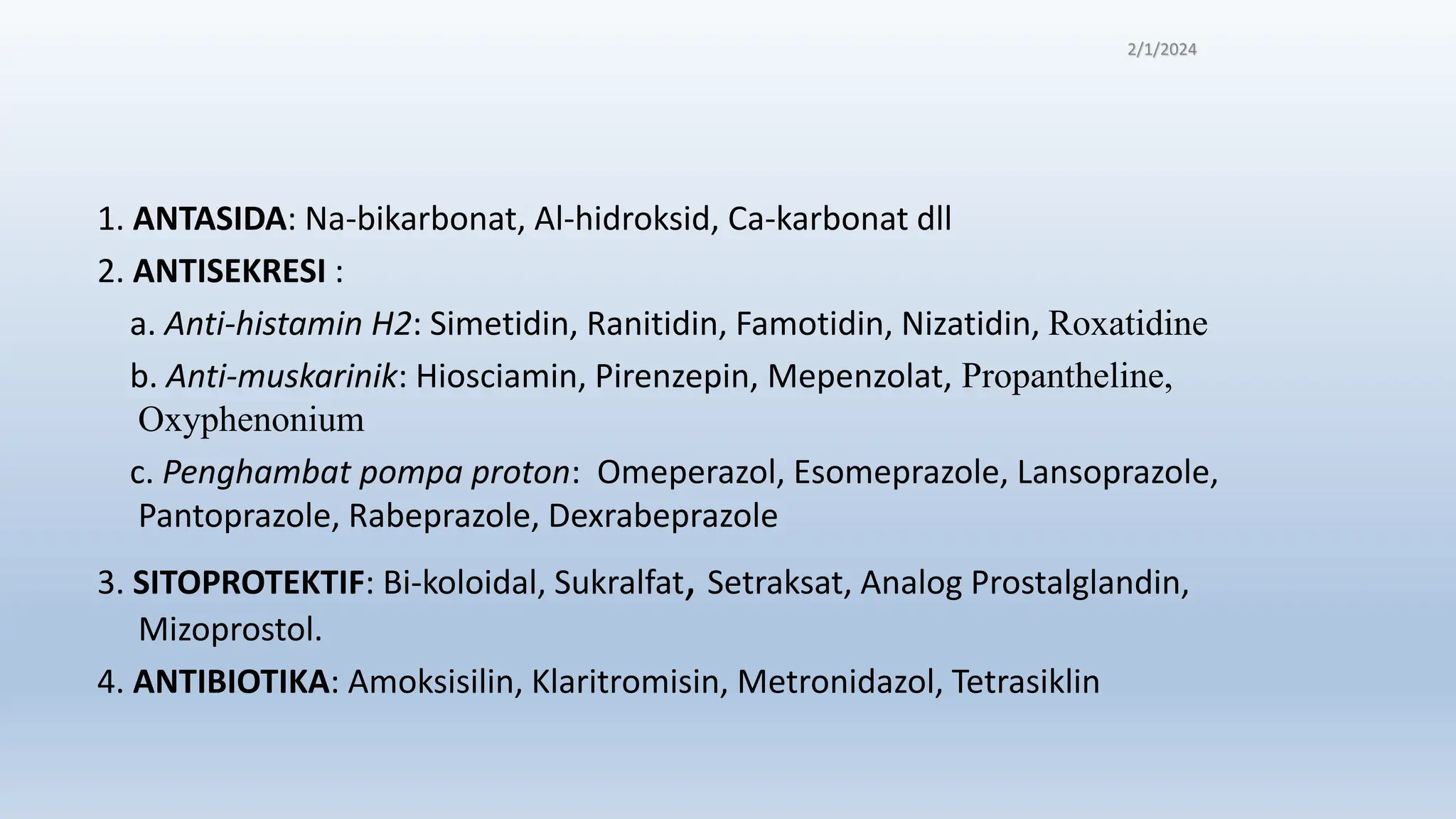Farmakoterapi Saluran Pencernaan : antasid | PDF