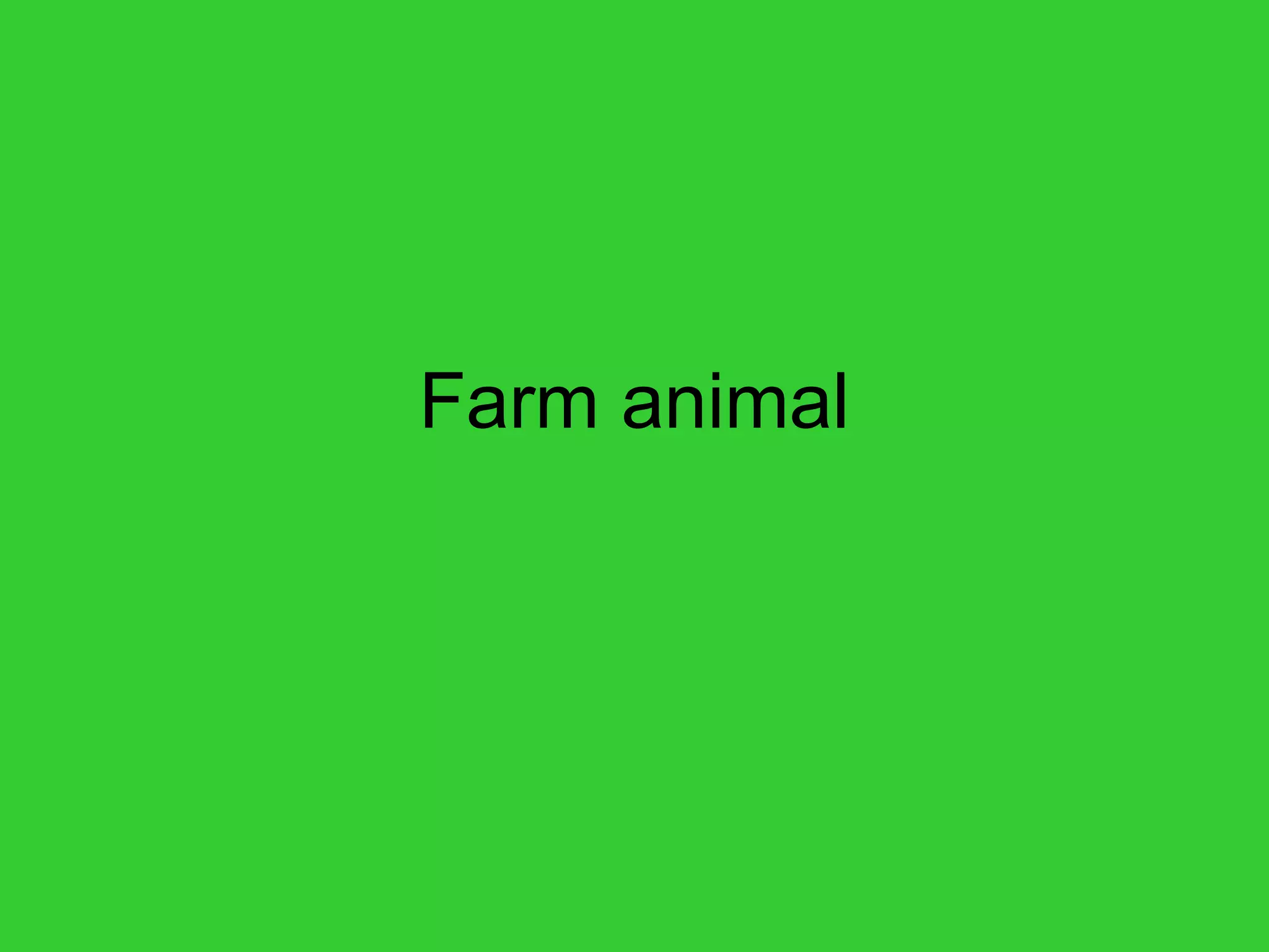Farm animal | PPT