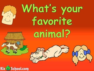 My favorite animal | PPT