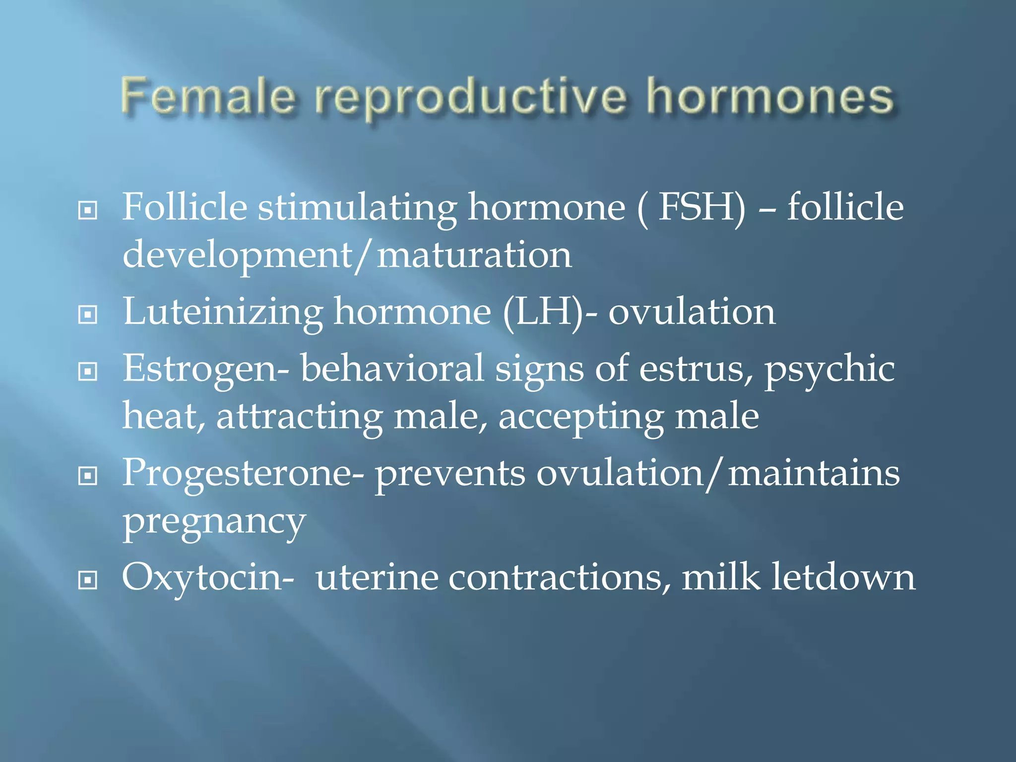 Farm Animal Reproduction | PPTX
