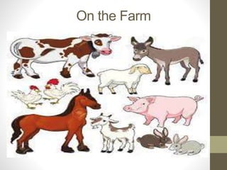 Farm animals | PPTX