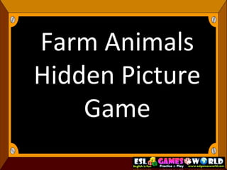 Farm Animals | PPT
