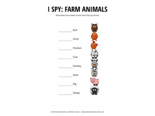 Farm animals | PPSX