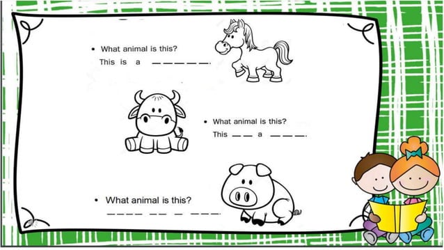 farm animals. los animales de la granja en ingles. | PPTX | Agriculture ...