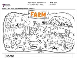 FARM ANIMALS-LOS ANIMALES DE LA GRANJA-INICIAL | PPT