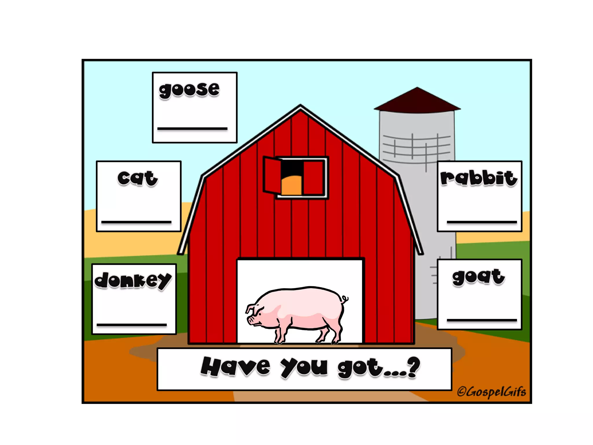 Farm Animals: Communication worksheet | PPT