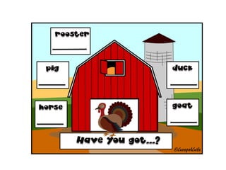 Farm Animals: Communication worksheet | PPT