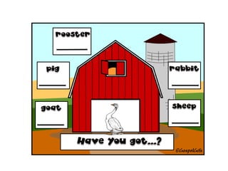 Farm Animals: Communication worksheet | PPT