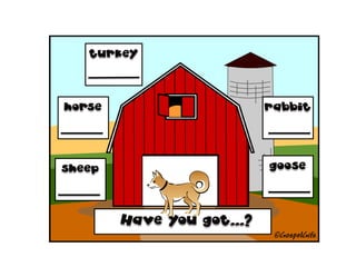 Farm Animals: Communication worksheet | PPT