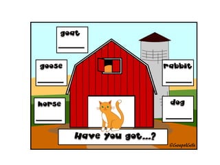 Farm Animals: Communication worksheet | PPT
