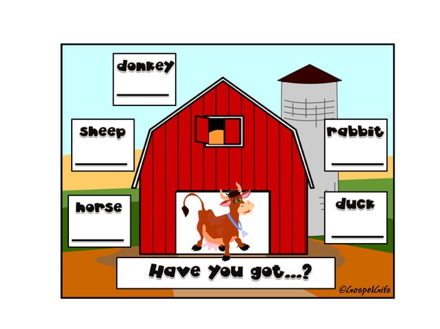 Farm Animals: Communication worksheet | PPT