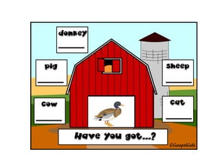 Farm Animals: Communication worksheet | PPT