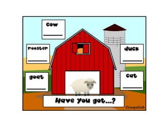 Farm Animals: Communication worksheet | PPT