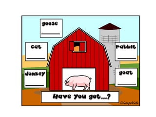 Farm Animals: Communication worksheet | PPT