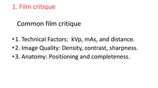 image critique in radiography by Atif | PDF