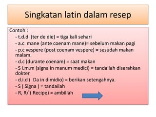Farmasetika dasar ILMU KEFARMASIAN RSUD KOTA | PPTX