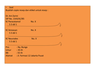 Farmasetika dasar ILMU KEFARMASIAN RSUD KOTA | PPTX