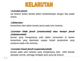 Farmasi fisika-kelarutan | PDF