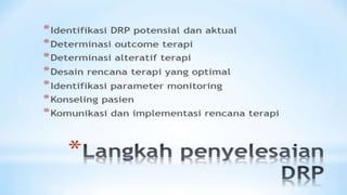 Drug related problem and problem oriented medical record | PPTX