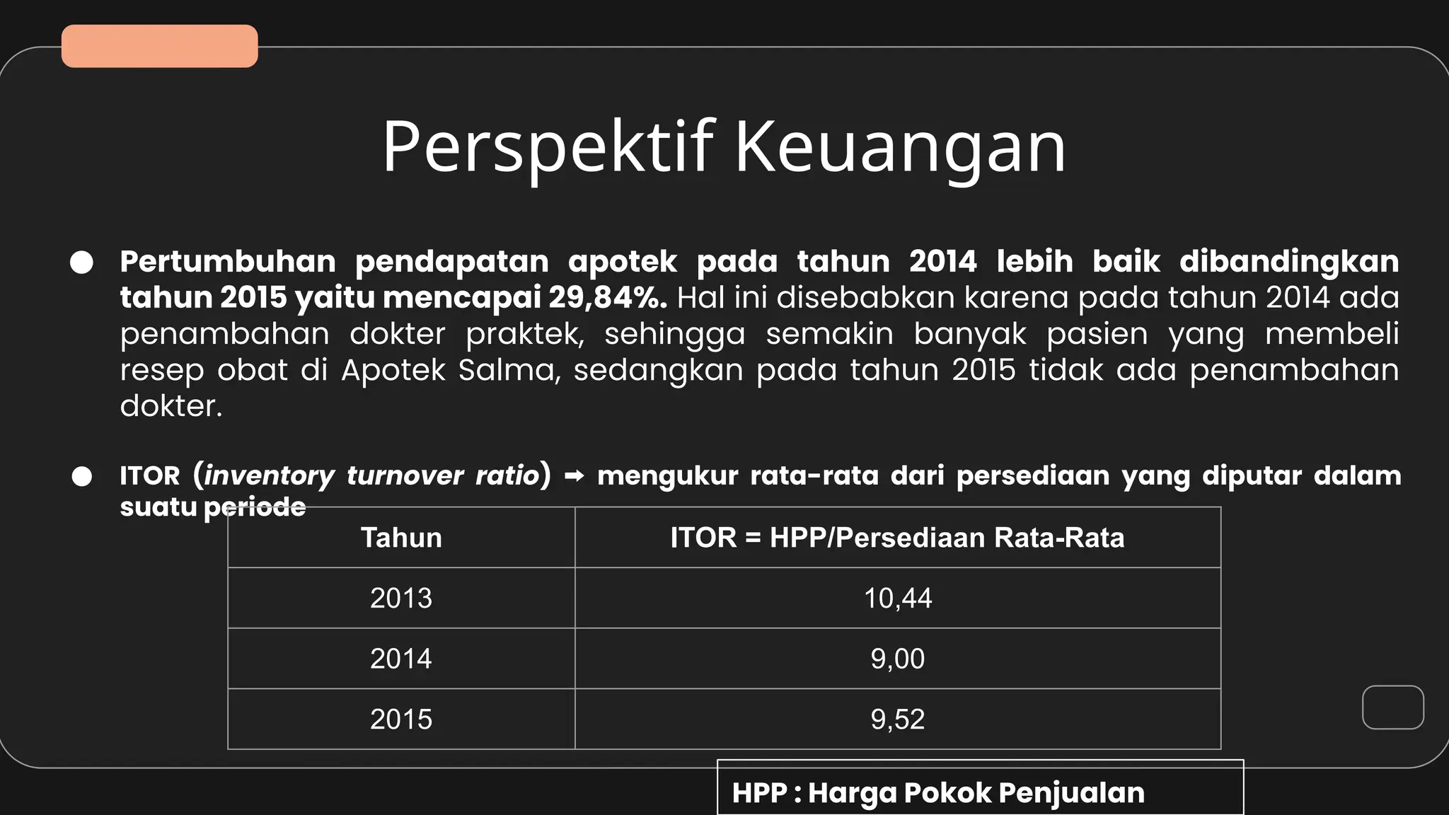 Farmasi Perapotekan B_Kelompok 2_Tugas Evaluasi Kinerja Laporan ...