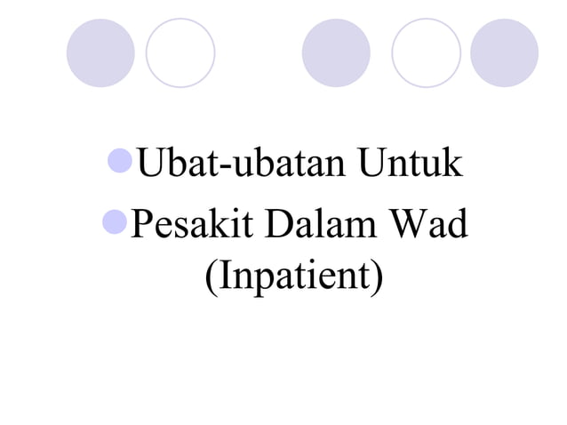 Farmasi pesakit dalam3 | PDF