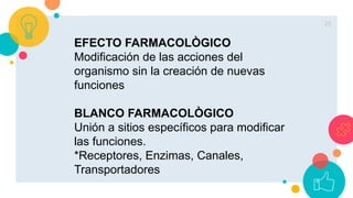 FARMACOLOGÍA. FARMACOCINETICA Y FARMACODINAMIA | PPTX