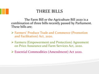 Farm bill 2020 | PPTX