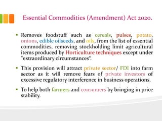 Farm bill 2020 | PPTX