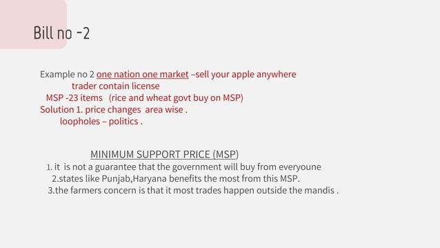 Farm bill 2020 - | PPTX