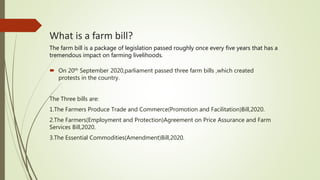 Farm bills 2020 | PPTX