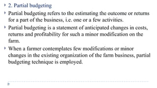 farm budegeting college of Agriculture .pptx