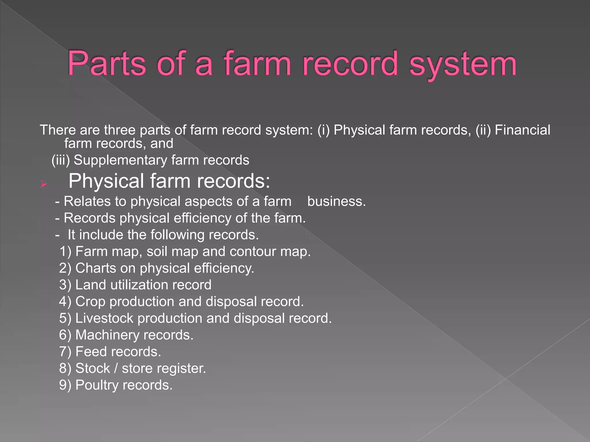 Farm business analysis | PPTX
