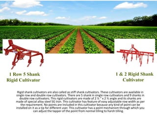 Farm cultivator for preparation of land | PPT