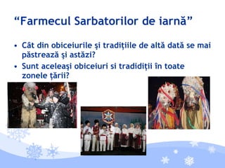 Farmecul sărbătorilor de iarnă | PPT