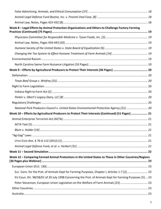 Farmed Animal Law Course Guide from the Animal Legal Defense Fund | PDF ...