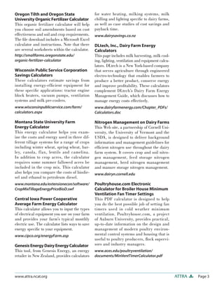 Farm Energy Calculators: Tools for Saving Money on the Farm | PDF