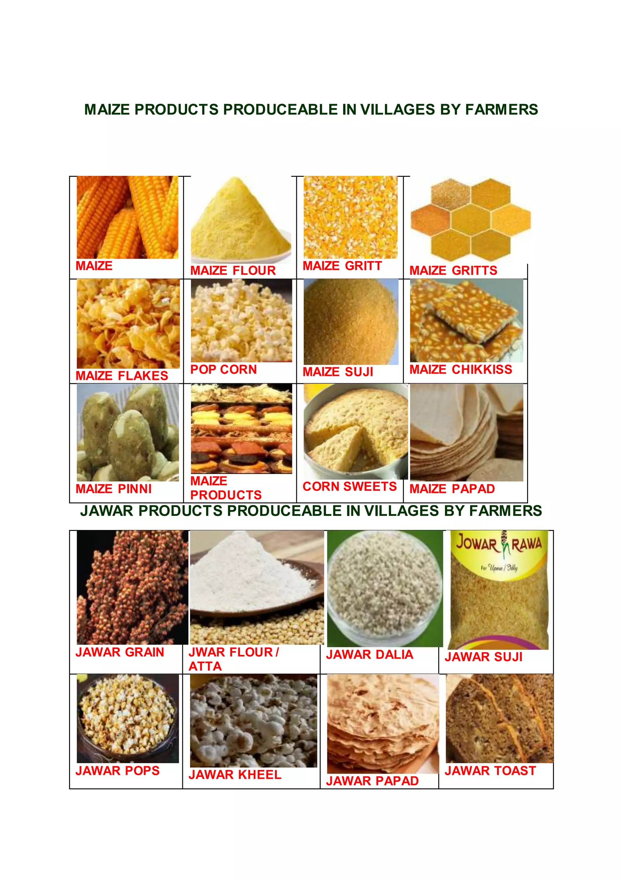 Farmer capability building through raw agri produce value addition | DOCX