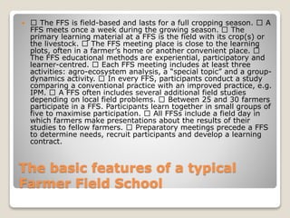 Farmer field school approach By Mr Allah Dad Khan Visiting Professor ...