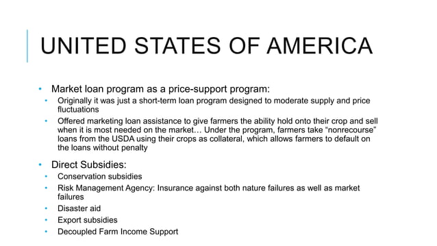 Farmer income support across world | PPT