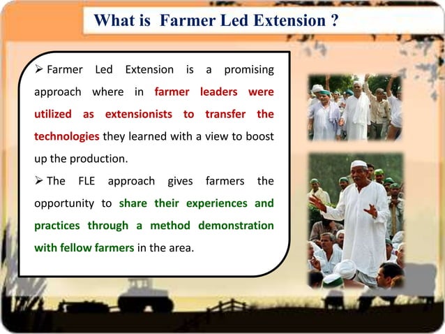 Farmer led extension | PPTX