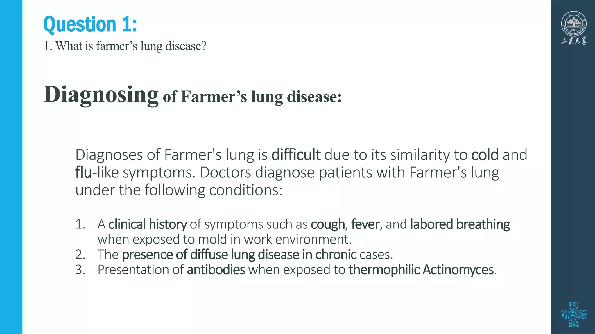 Farmer lung's disease and COPD | PDF