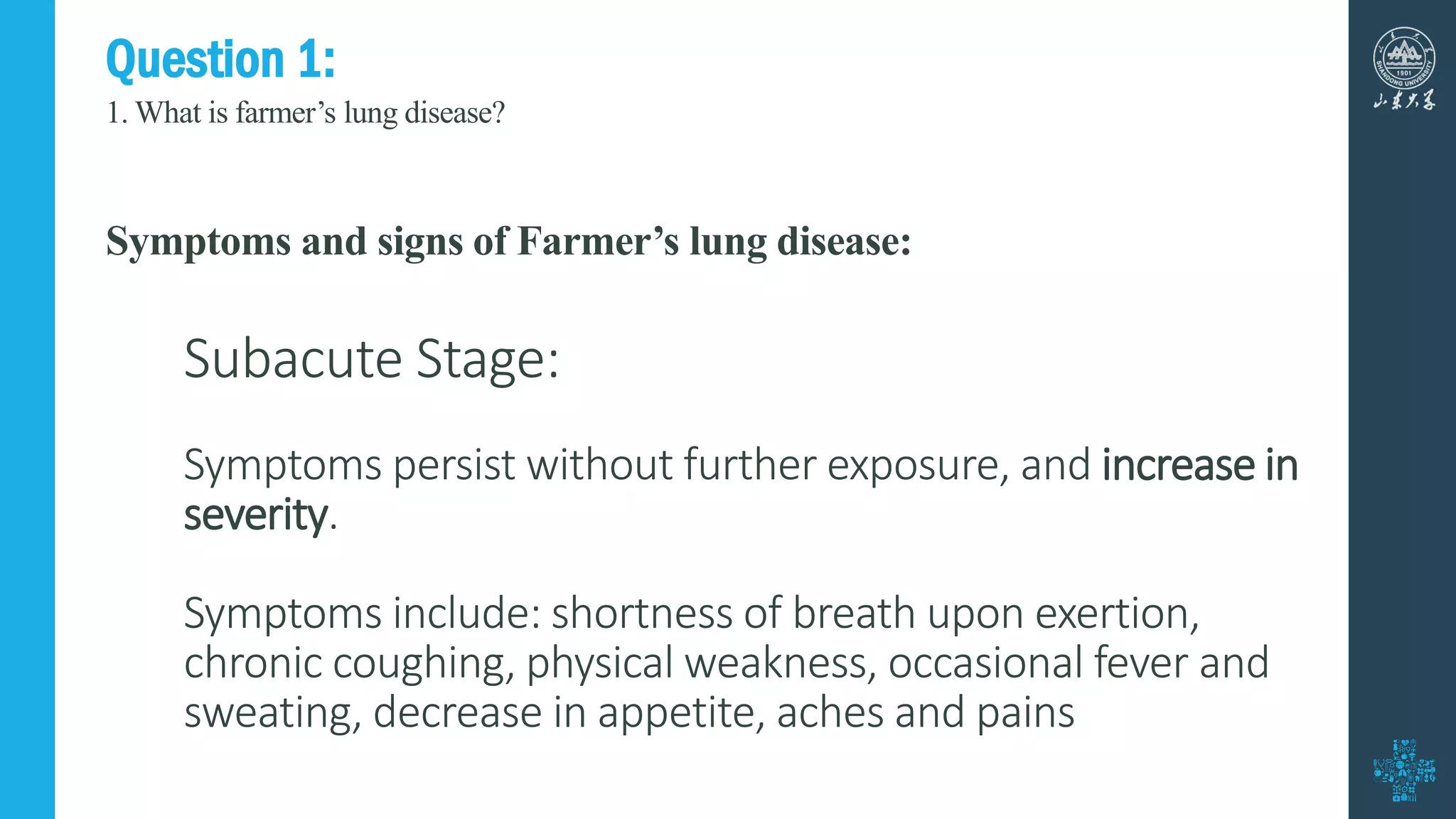 Farmer lung's disease and COPD | PDF