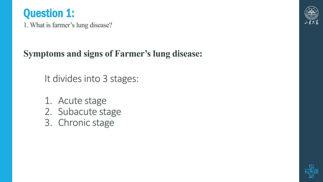 Farmer lung's disease and COPD | PPT