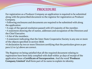Farmer producer company | PPTX