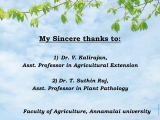 FarmerProducer Organization - Arunkumar R, Annamalai University | PPTX